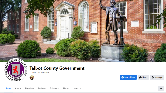 Talbot County Launches Social Media Accounts - Talbot County, Maryland